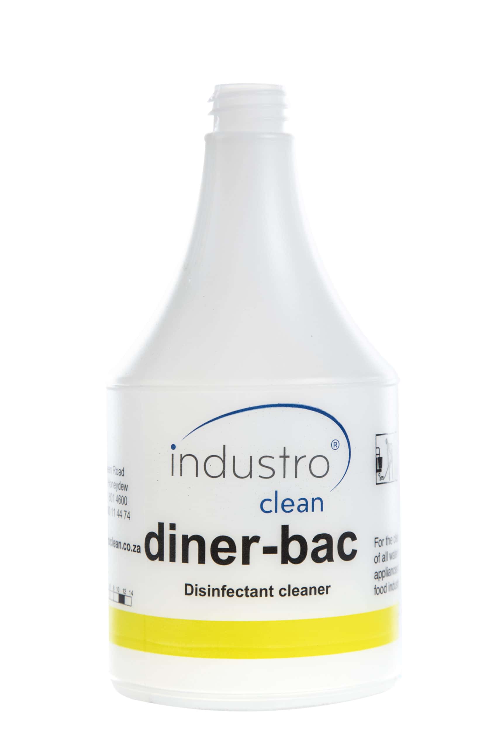 Diner bac spray bottle 750ml - Industroclean